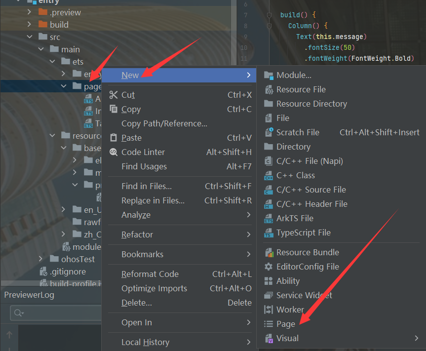 ArkTs学习之DevEco Studio页面操作router的pushUrl页面跳转与back返回上一页 - 梁飞宇 - 博客园