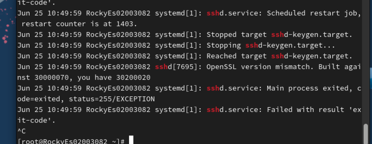 SSH远程连接报错"OpenSSL version mismatch build against " - minseo - 博客园