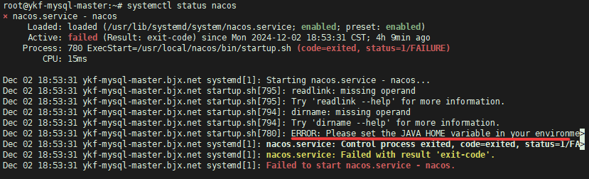 nacos配置集群 - 韩工-Hill - 博客园