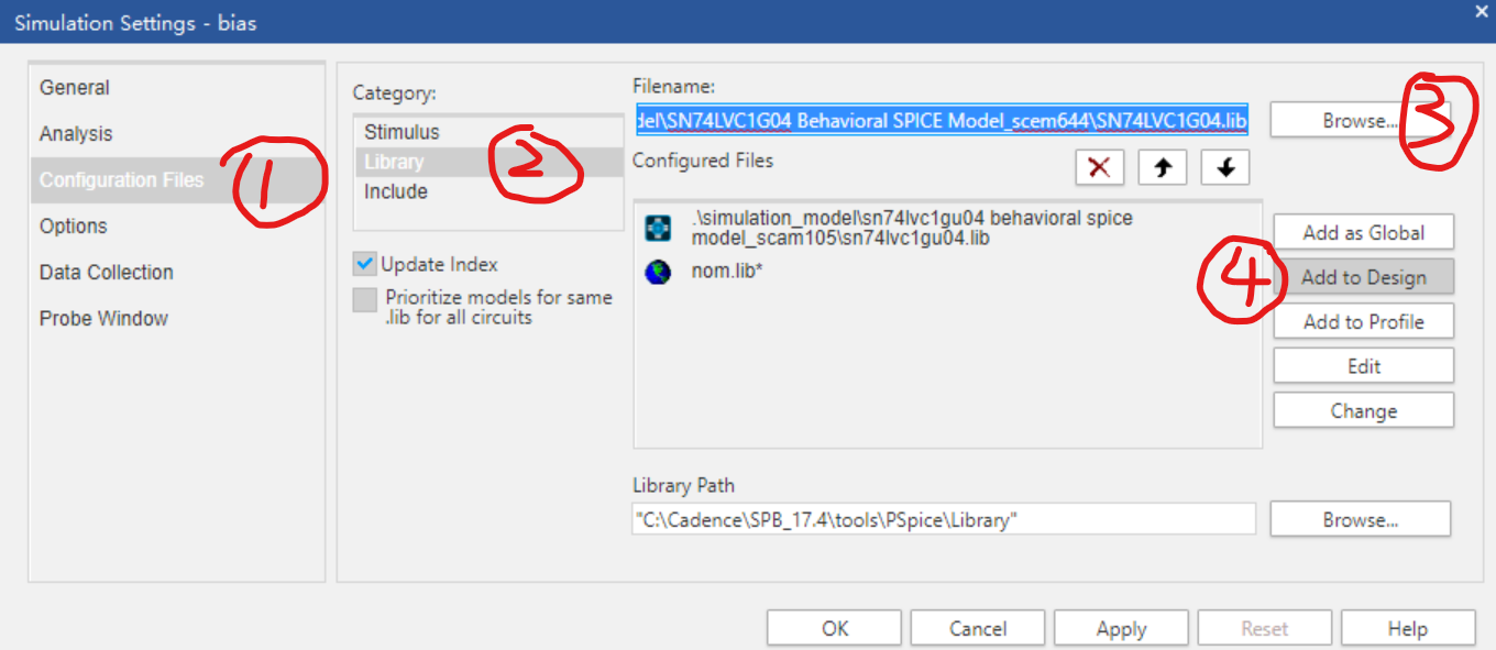 PSpice A/D中导入SPICE模型的方法 - musicooker - 博客园