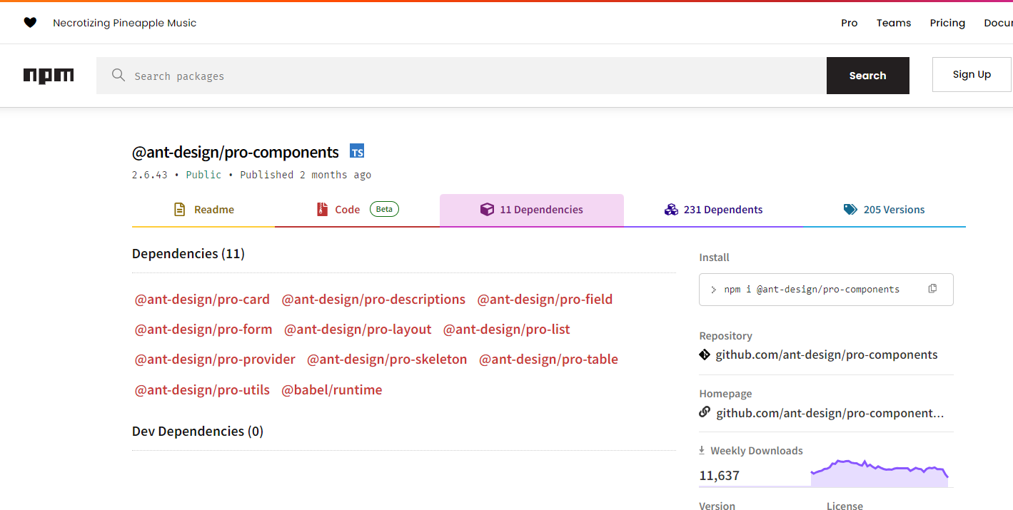 使用的antd的pro-table时，遇到了两种引入方法---@ant-design/pro-components和@ant-design/pro-table的区别 - 风意不止 - 博客园