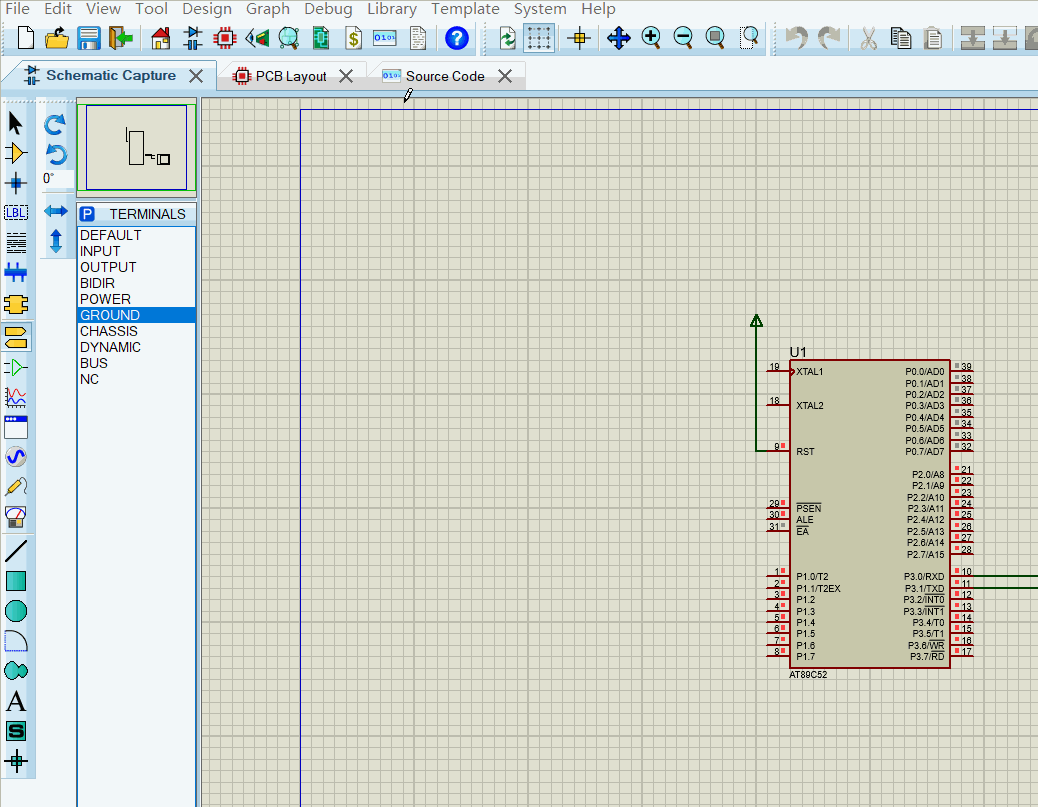 proteus 中单片机串口仿真（virtual terminal）实验 - FBshark - 博客园