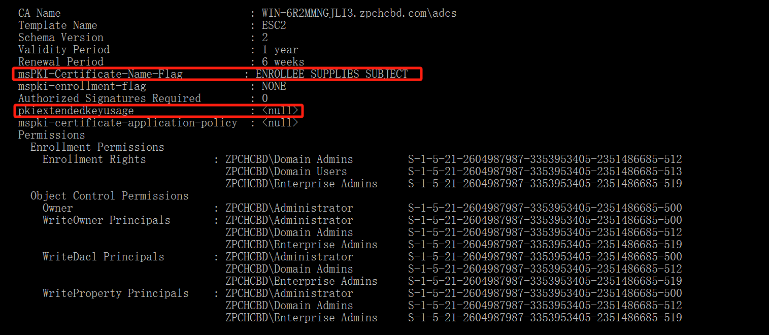 ADCS ESC 1-3 攻击链路 - zpchcbd - 博客园