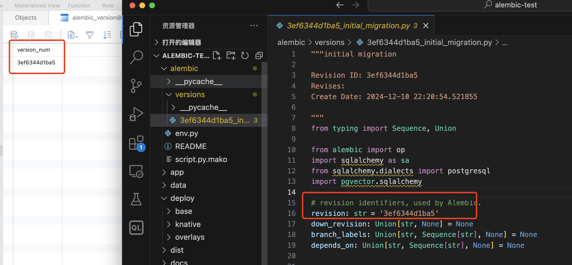 实践操作alembic数据库迁移增删改查以及协同开发 - zpchcbd - 博客园