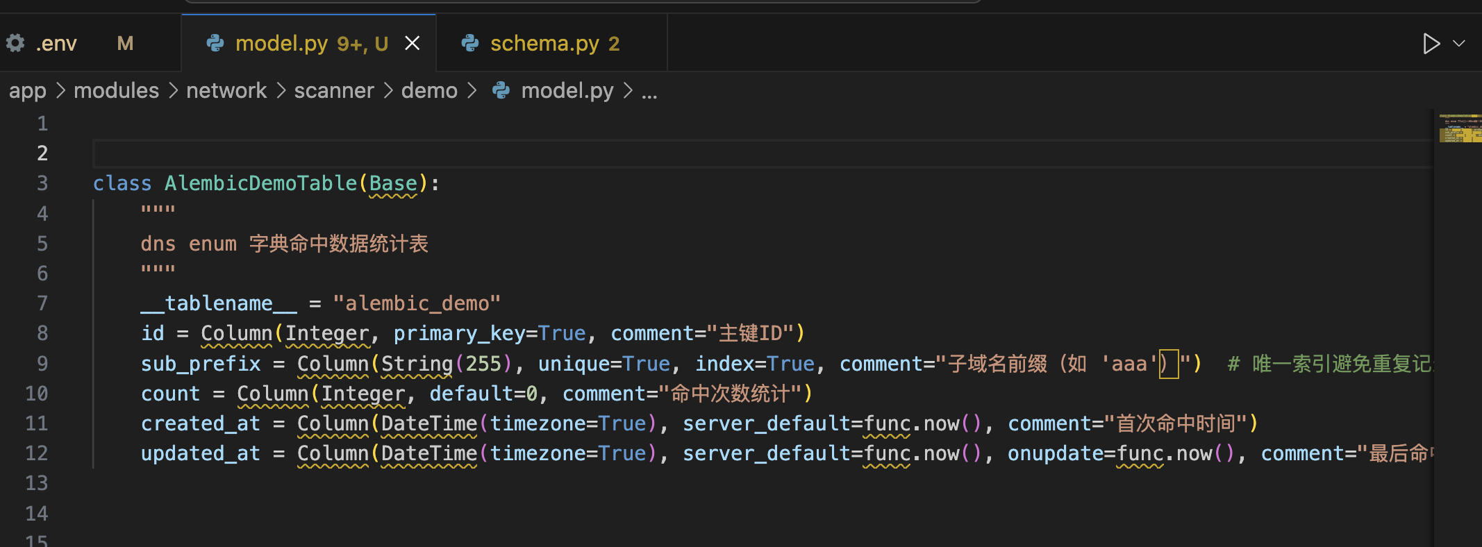 实践操作alembic数据库迁移增删改查以及协同开发 - zpchcbd - 博客园