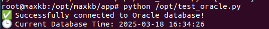 Ubuntu2204局域网下python Oracledb 连接远程服务器 Oracle 11g内含docker环境下 的oracledb