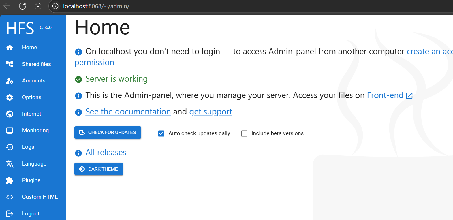 HFS: HTTP 文件服务器 —— 直接从您的磁盘通过 Web 访问您的文件 - 雨中遐想 - 博客园