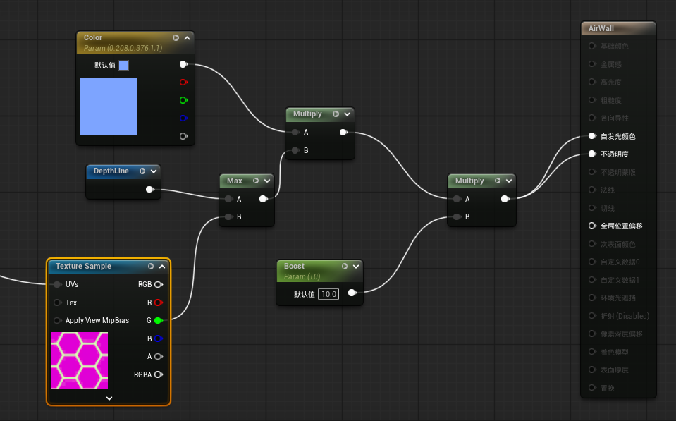 UE制作空气墙效果 - zxc0210 - 博客园