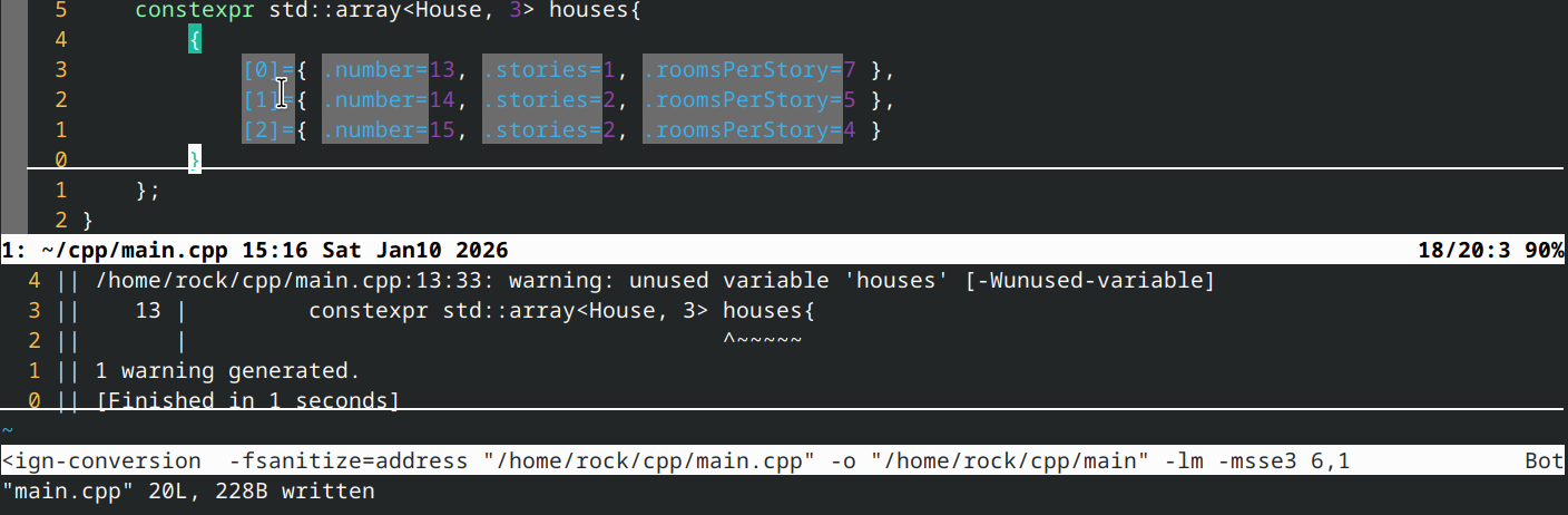17-4 类型的 std::array 及花括号省略 - 游翔 - 博客园
