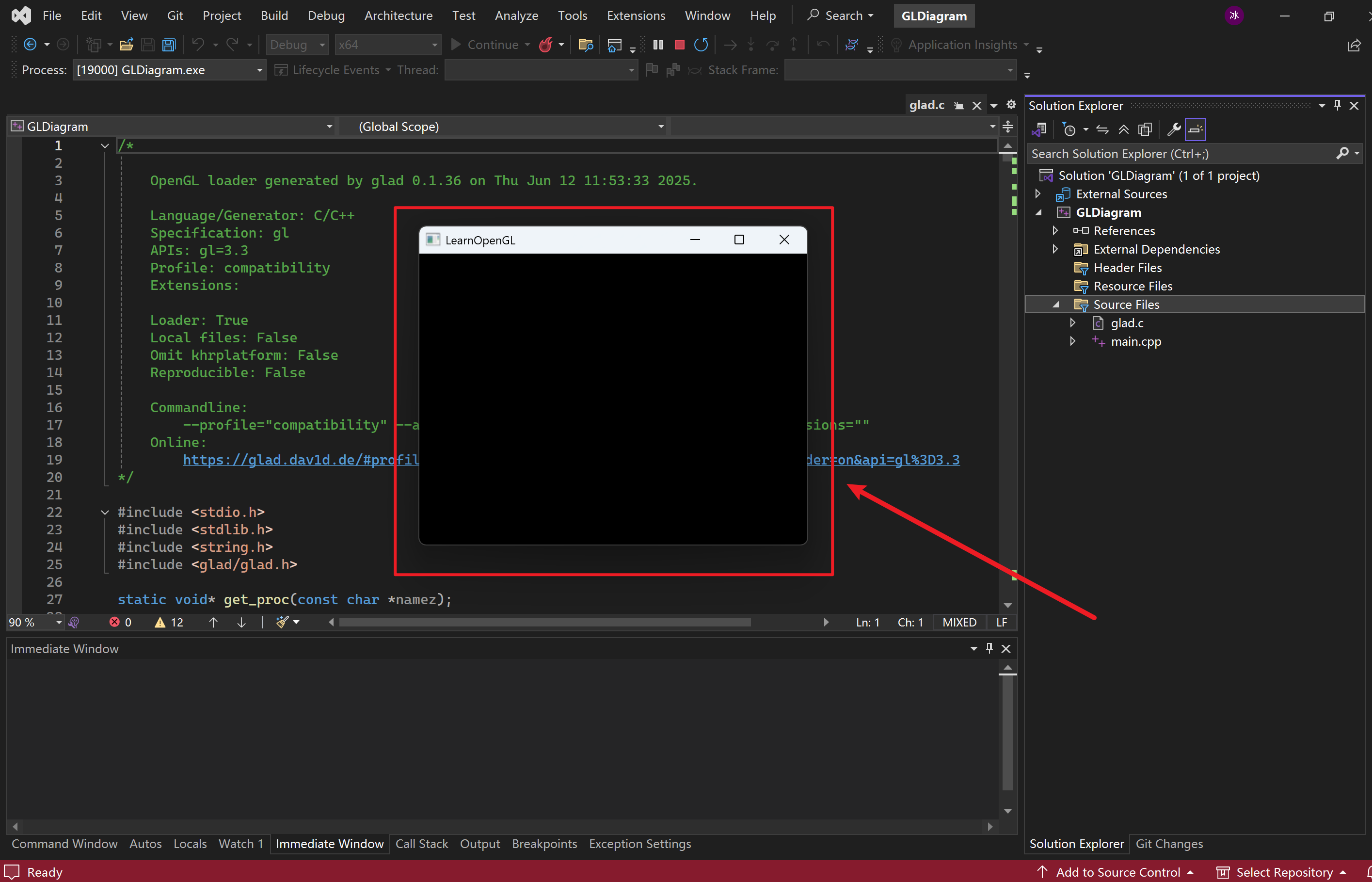OpenGL 环境搭建：CMake、GLFW、GLAD - wubing7755 - 博客园