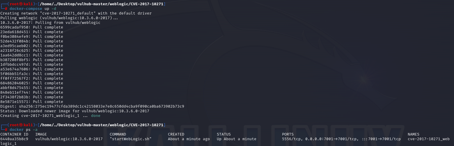 vulhub漏洞复现系列——Weblogic - smile_2233 - 博客园