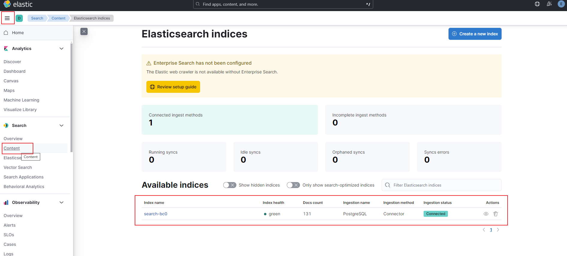 Postgresql同步数据到Elasticsearch - Rick2021 - 博客园