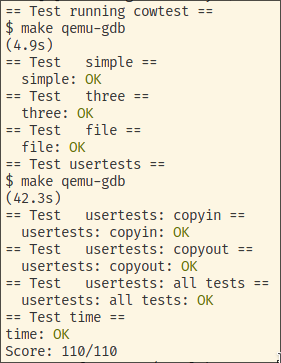 [MIT 6.S081] Lab: Copy-on-Write Fork for xv6 - フランドール·スカーレット - 博客园