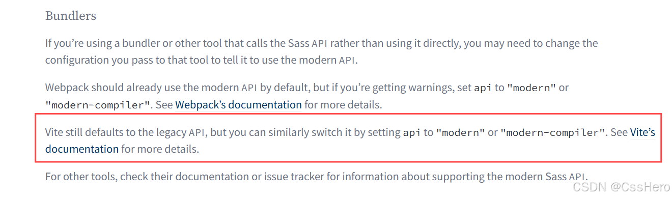 vite中sass警告JS API过期 - 测试小萌新一枚 - 博客园