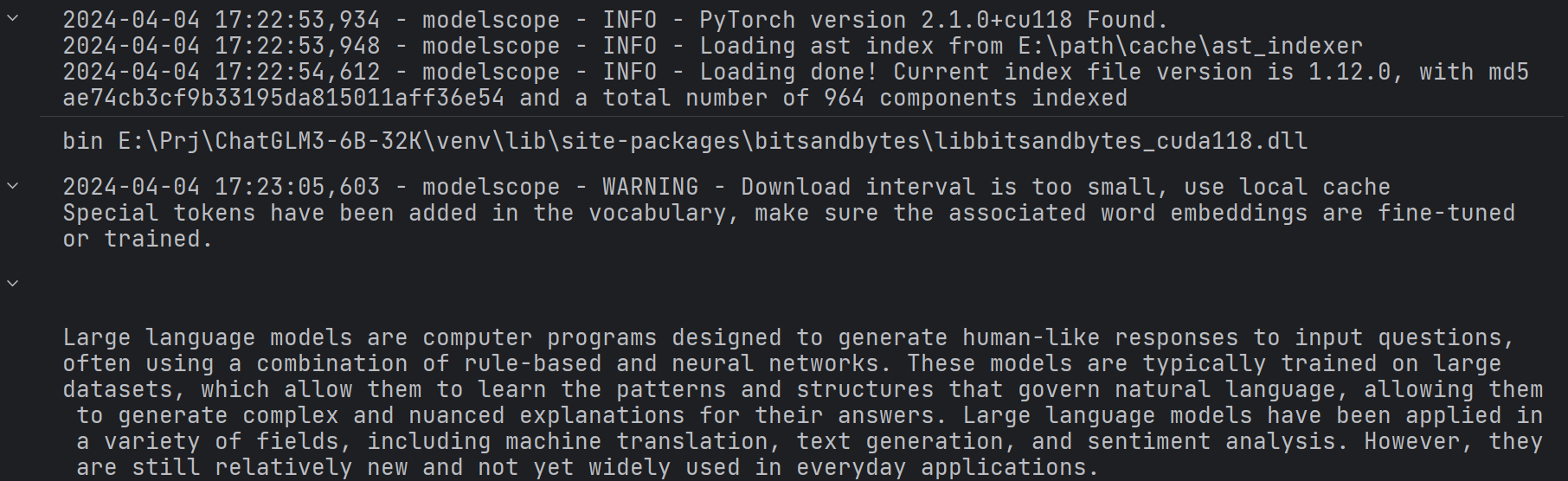 记录一次Windows11本地部署Qwen1.5-0.5B AWQ模型的经历 - Hex酱 - 博客园
