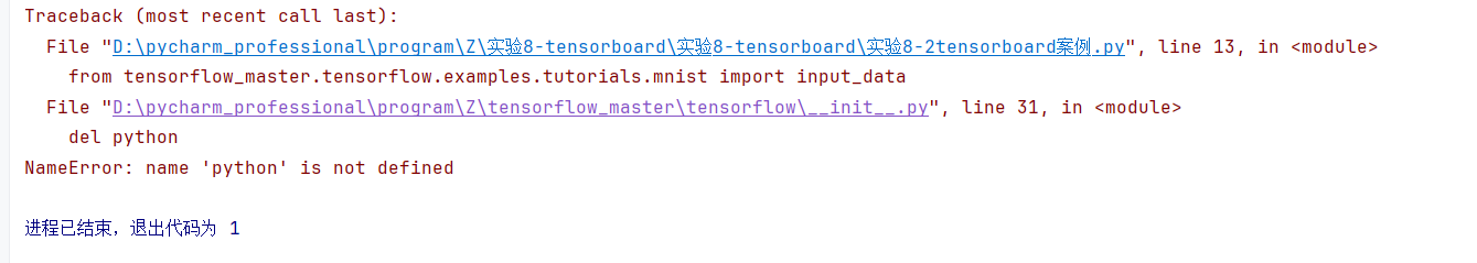No Module Named Tensorflow Examples 报错 椰子灰 博客园