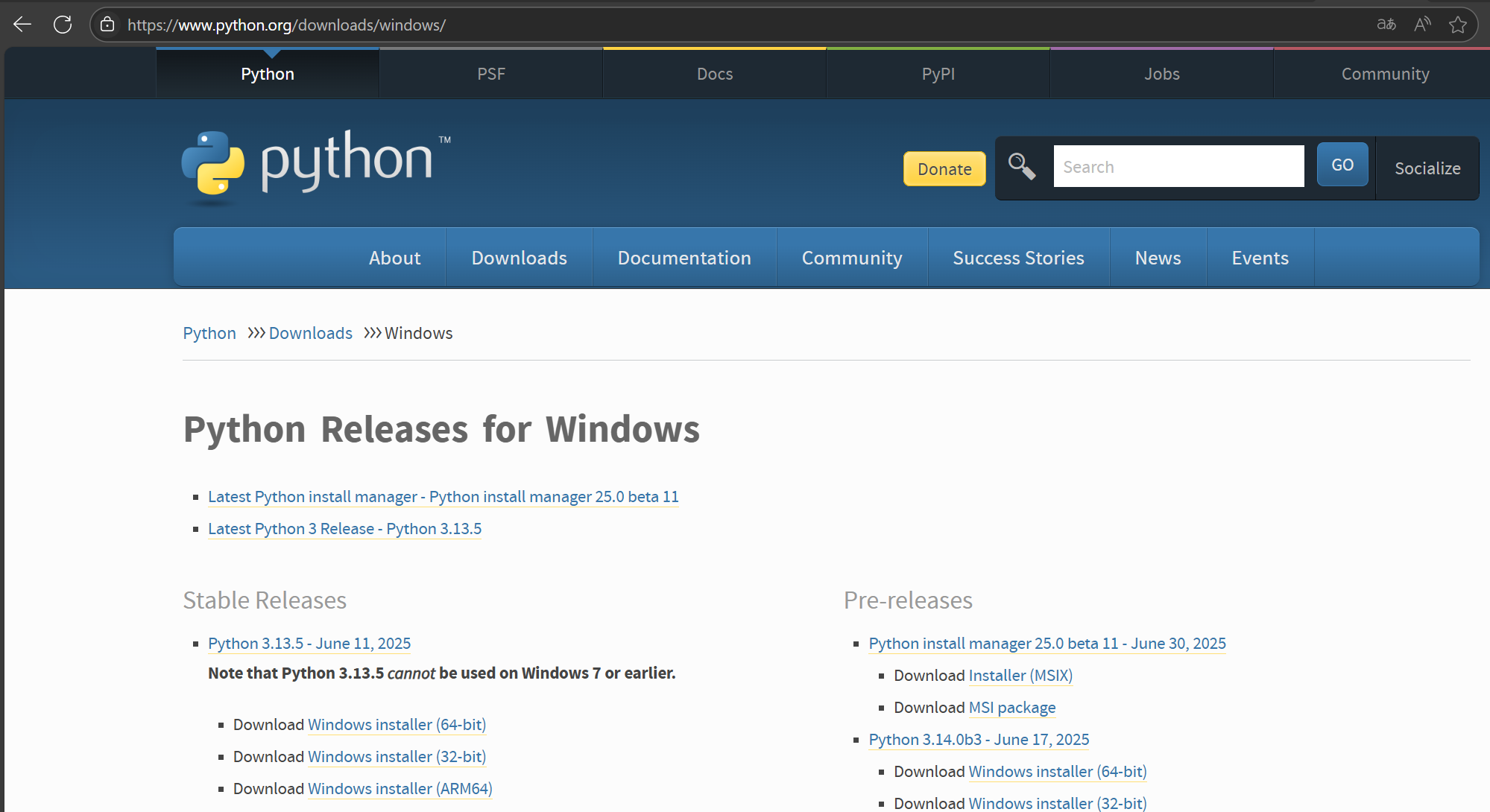 小白指南（二）——Python下载安装（Windows版） - 学术大垃圾 - 博客园