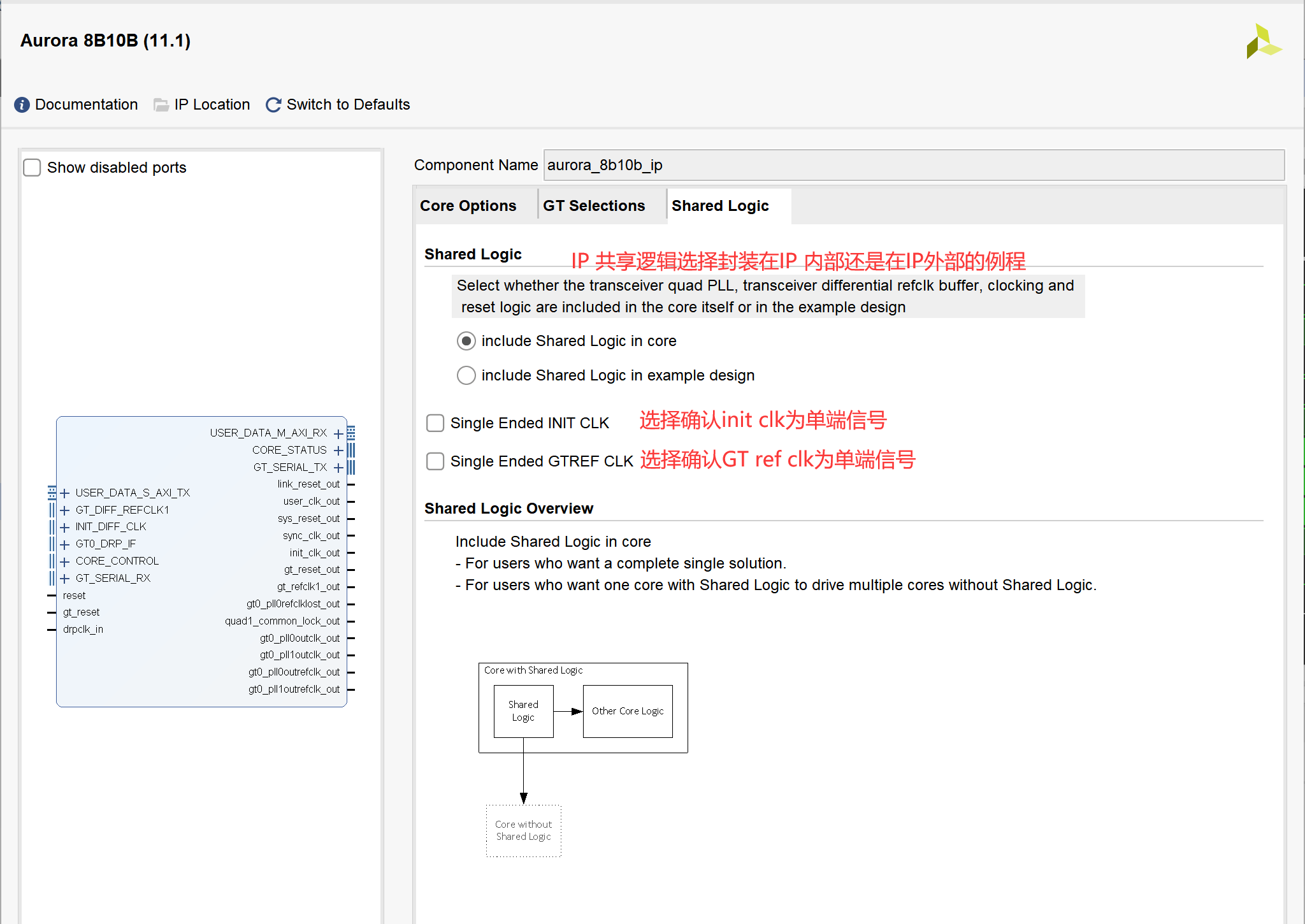 Xilinx Aurora IP 仿真测试 - KD_one - 博客园