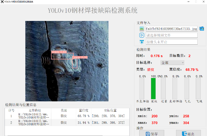 基于深度学习的钢铁焊接缺陷检测系统源码（YOLOv10+YOLO数据集+UI界面+Python项目源码+模型） - Smile4090 - 博客园