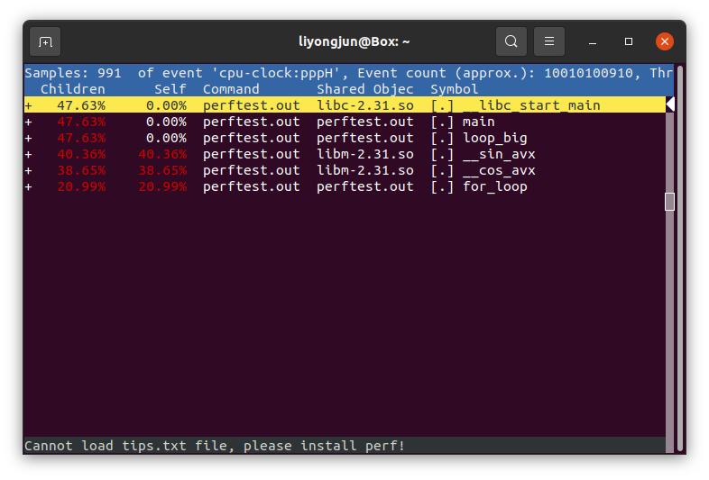 perf report的文件如何在windows下查看 - bailinjun - 博客园