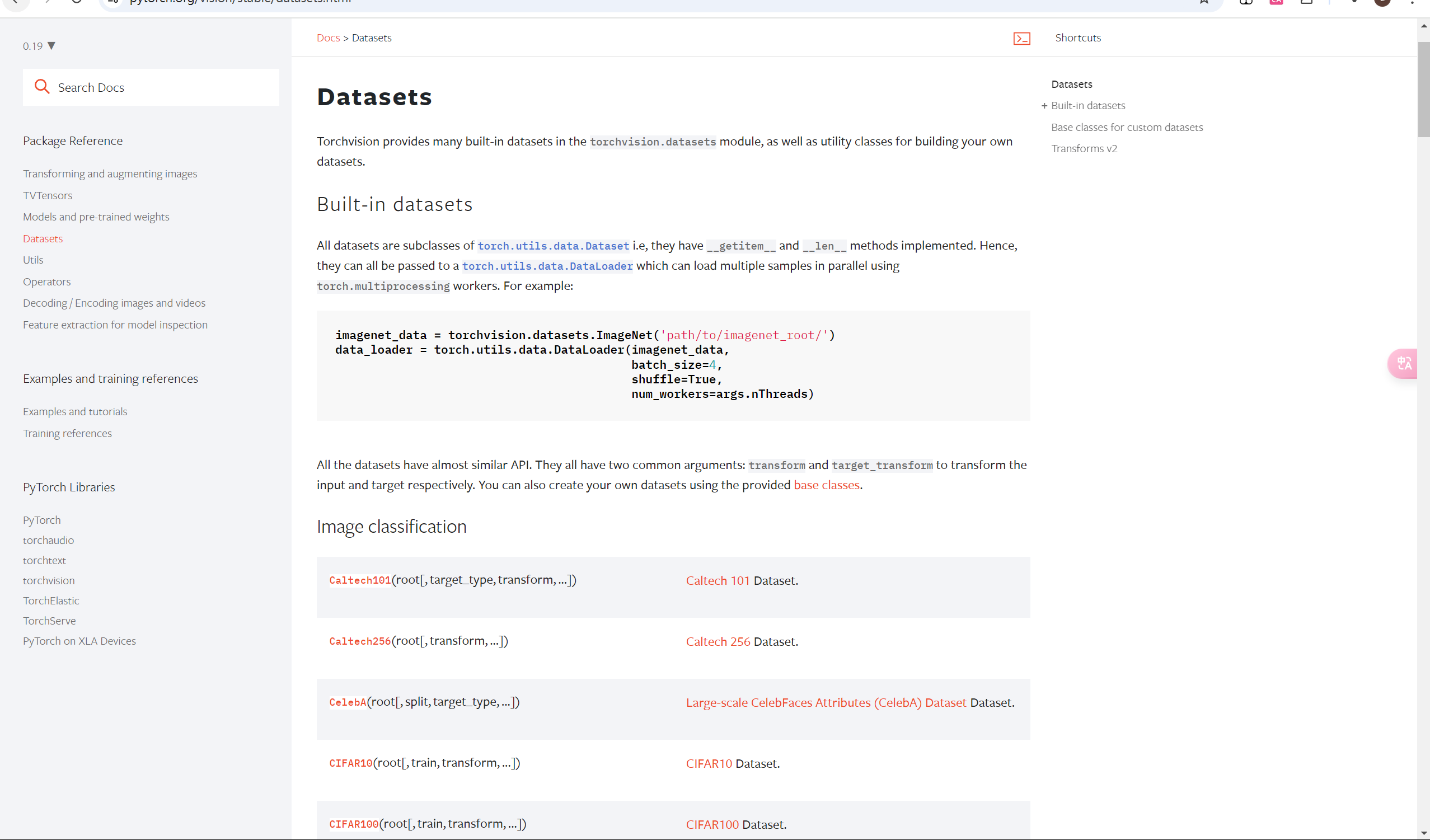 torch vision中的数据集使用 - awei040519 - 博客园