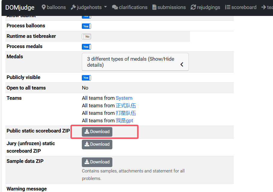 Domjudge 8.3 Docker 无痛配置 - 叽莜玖 - 博客园