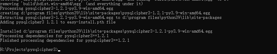 Windows10 安装编译 pysqlcipher3-v1.2.1（基于Python3.11 与 SQLCipher v4.6.1） - 星尘的博客 - 博客园