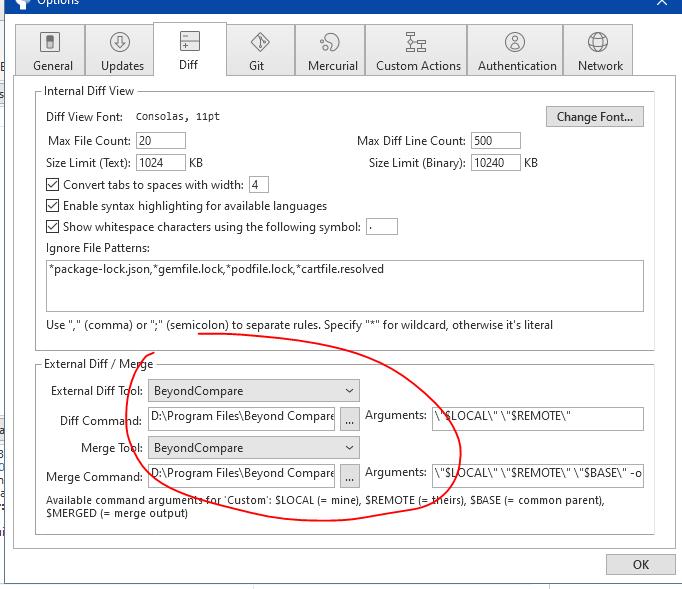 SourceTree 修改第三方比较(diff)和合并(Merge)工具 - 黄晓明演技担当 - 博客园