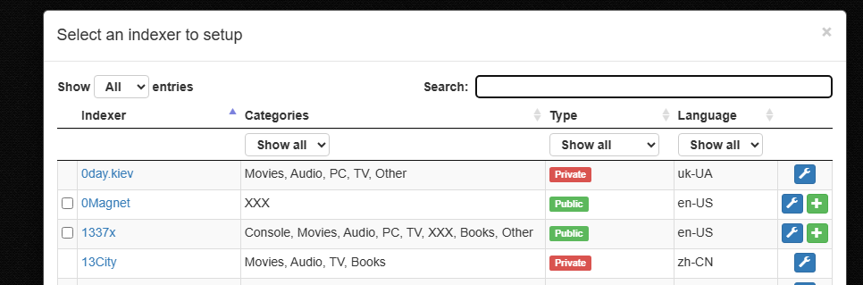 Docker应用 - Jackett - lq2007 - 博客园
