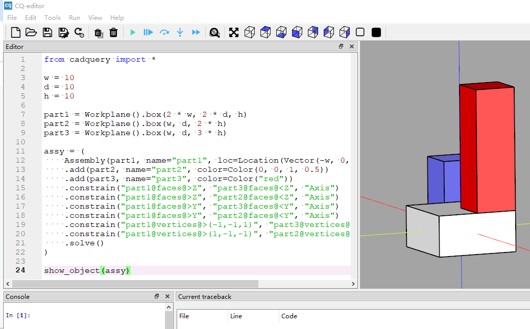 03.CQ-editor - CadQuery 中文文档 - 码峰_码而思 - 博客园