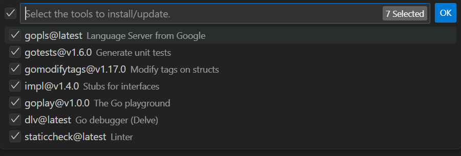 【Go】vscode无法安装gopls等插件：Installing golang.org/x/tools/gopls@latest ...