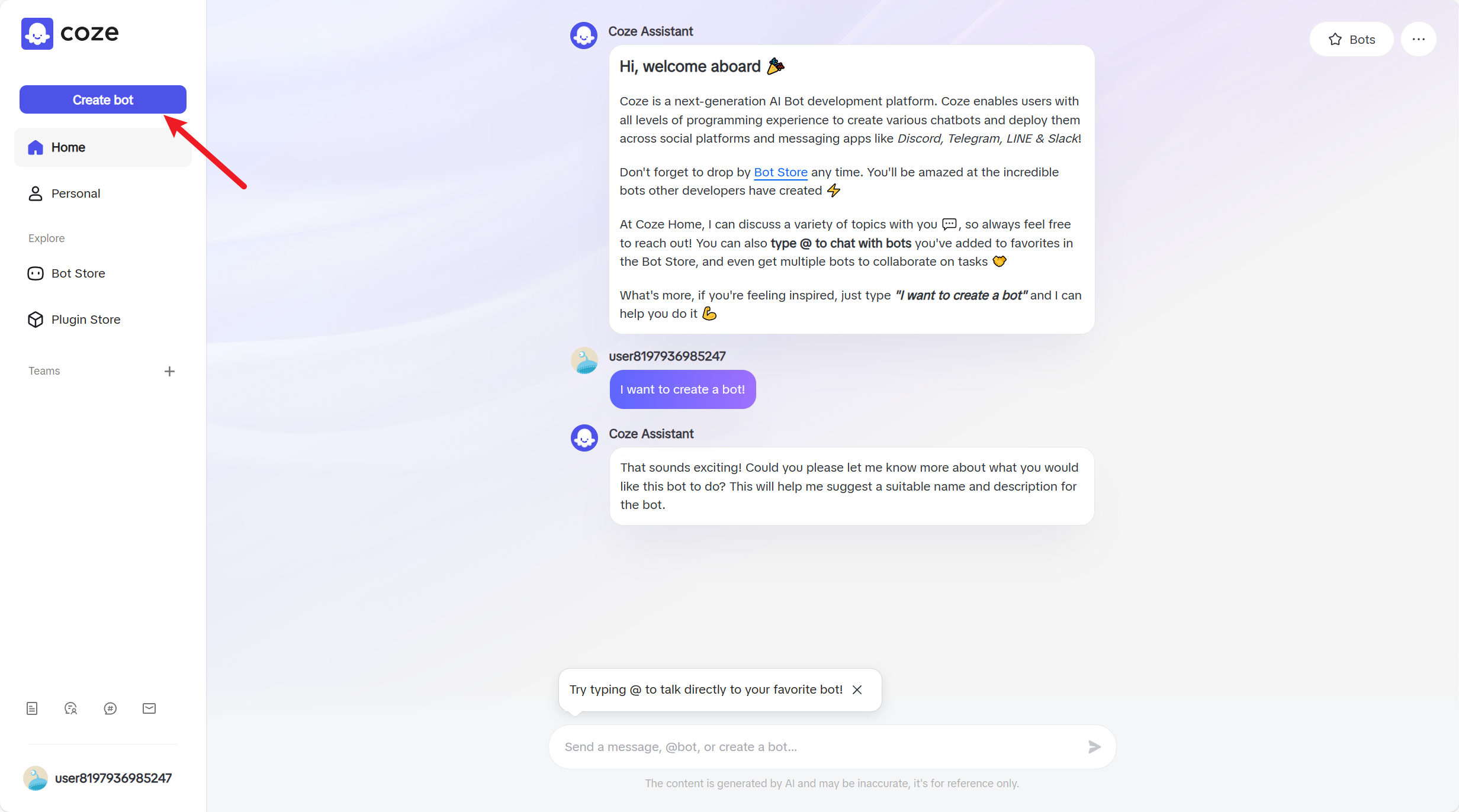 免费的GPT4以及图片生成使用教程--coze - YJQING - 博客园