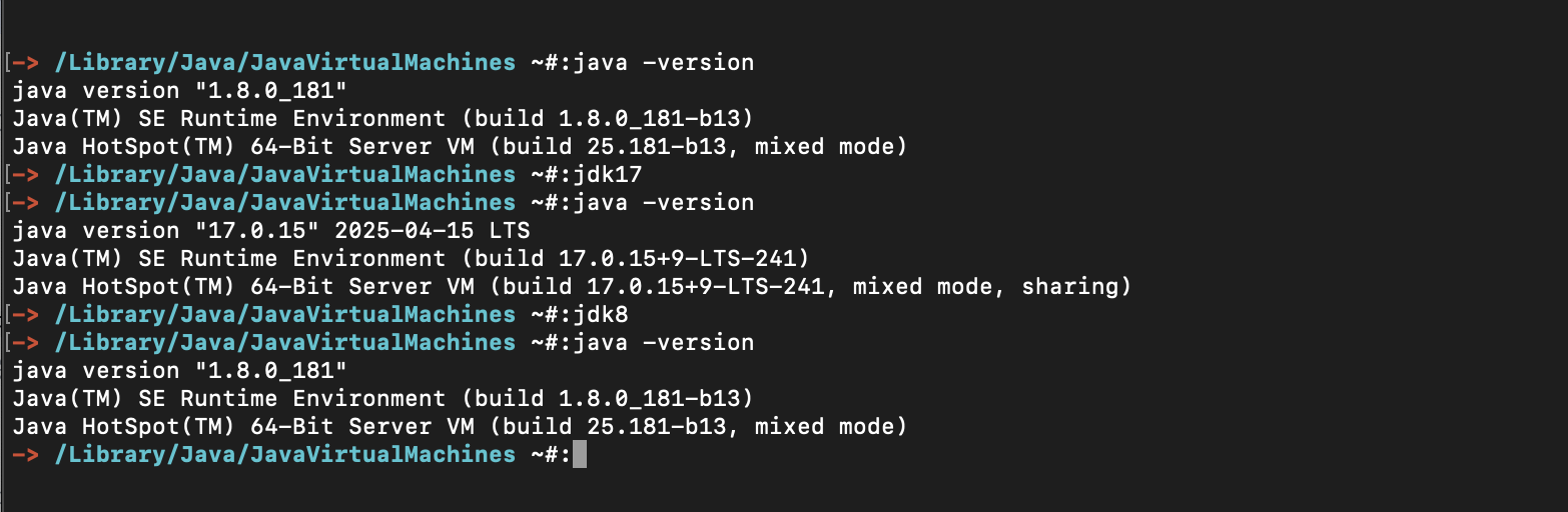 MacOS多版本jdk安装，并切换 - MaC-Matthew - 博客园