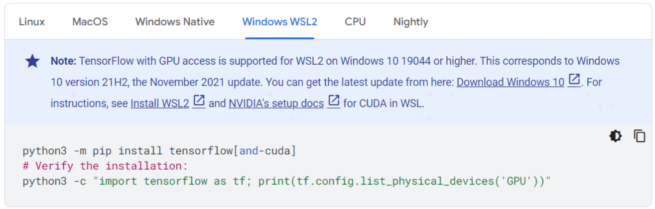 TensorFlow2 安装教程 - 凌云飞鸿 - 博客园