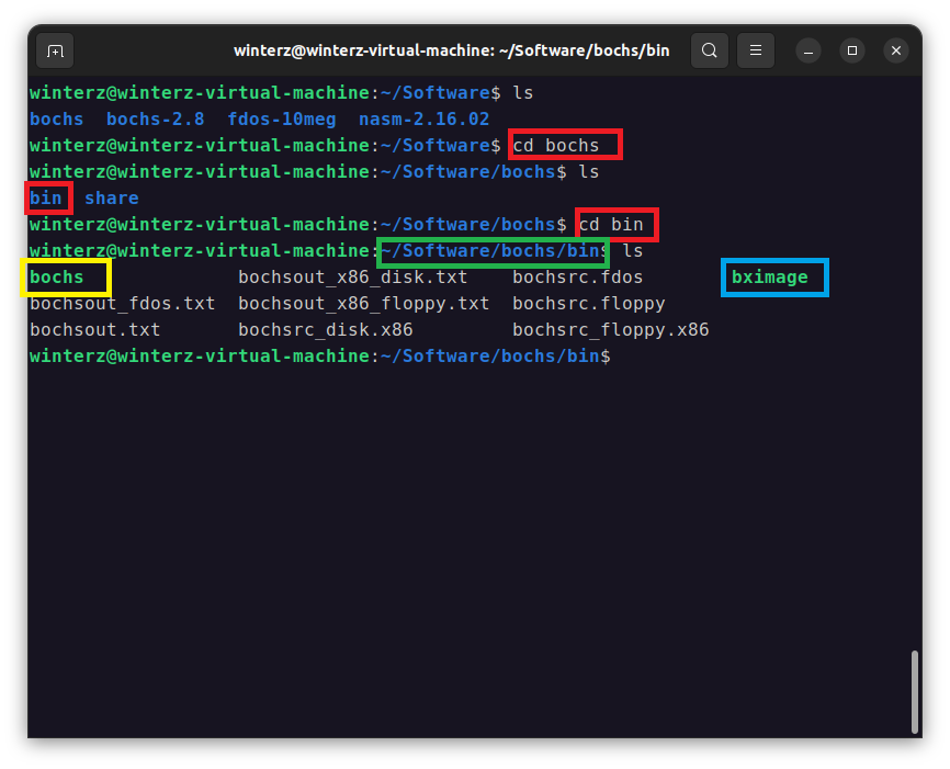 虚拟机(ubuntu22.04)安装与配置bochs - Dylaris - 博客园