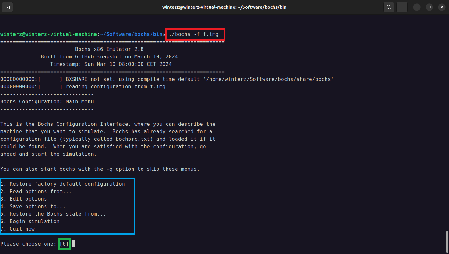 虚拟机(ubuntu22.04)安装与配置bochs - Dylaris - 博客园