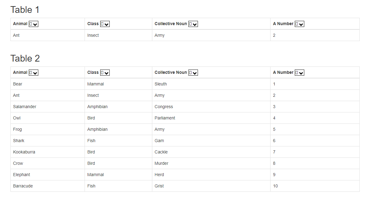 仿Excel样式的jquery表格排序插件 - 东绕城 - 博客园