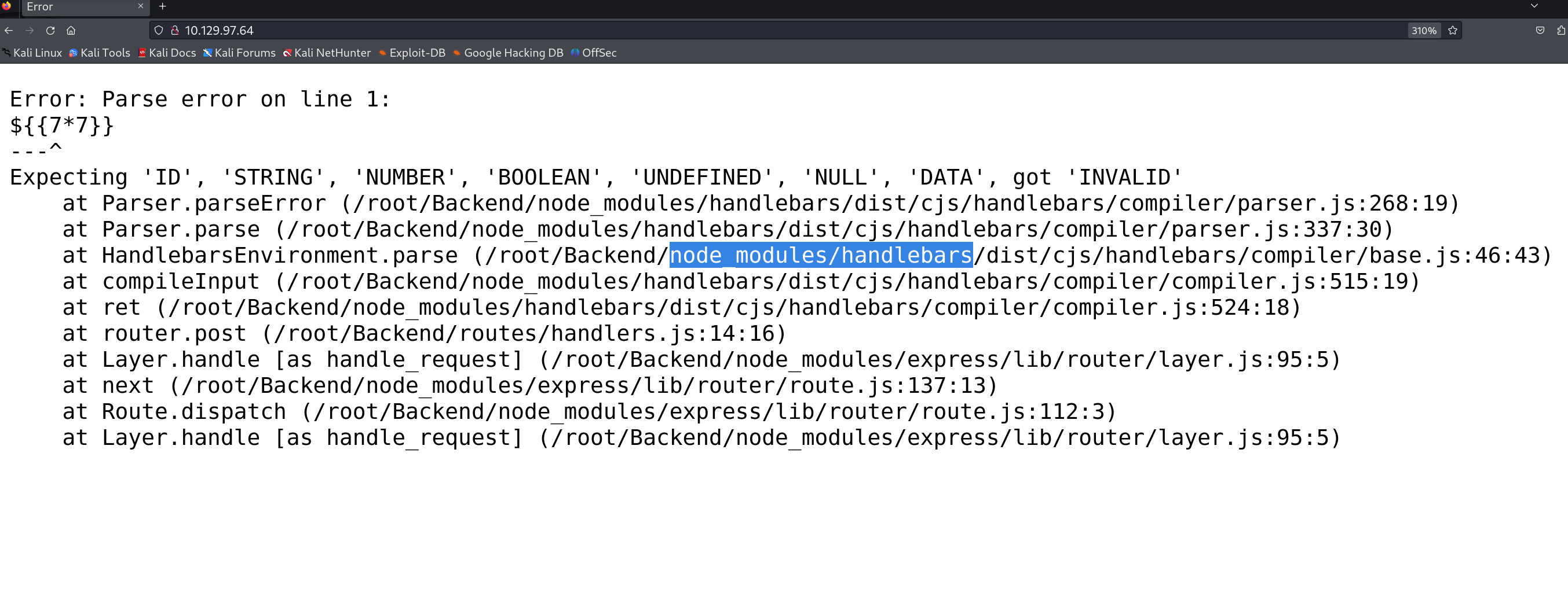 HTB靶场：Ignition & Bike（Node.js与SSTI） - 柯ili - 博客园