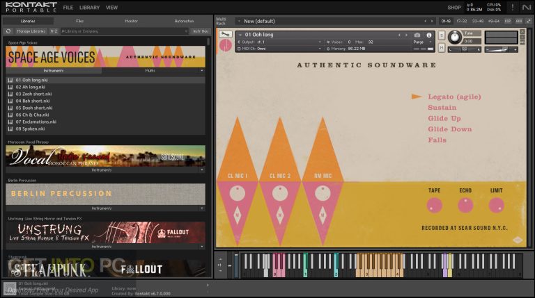 神奇音乐软件：Authentic Soundware - Space Age Voices (Kontakt) - MGCWAP - 博客园