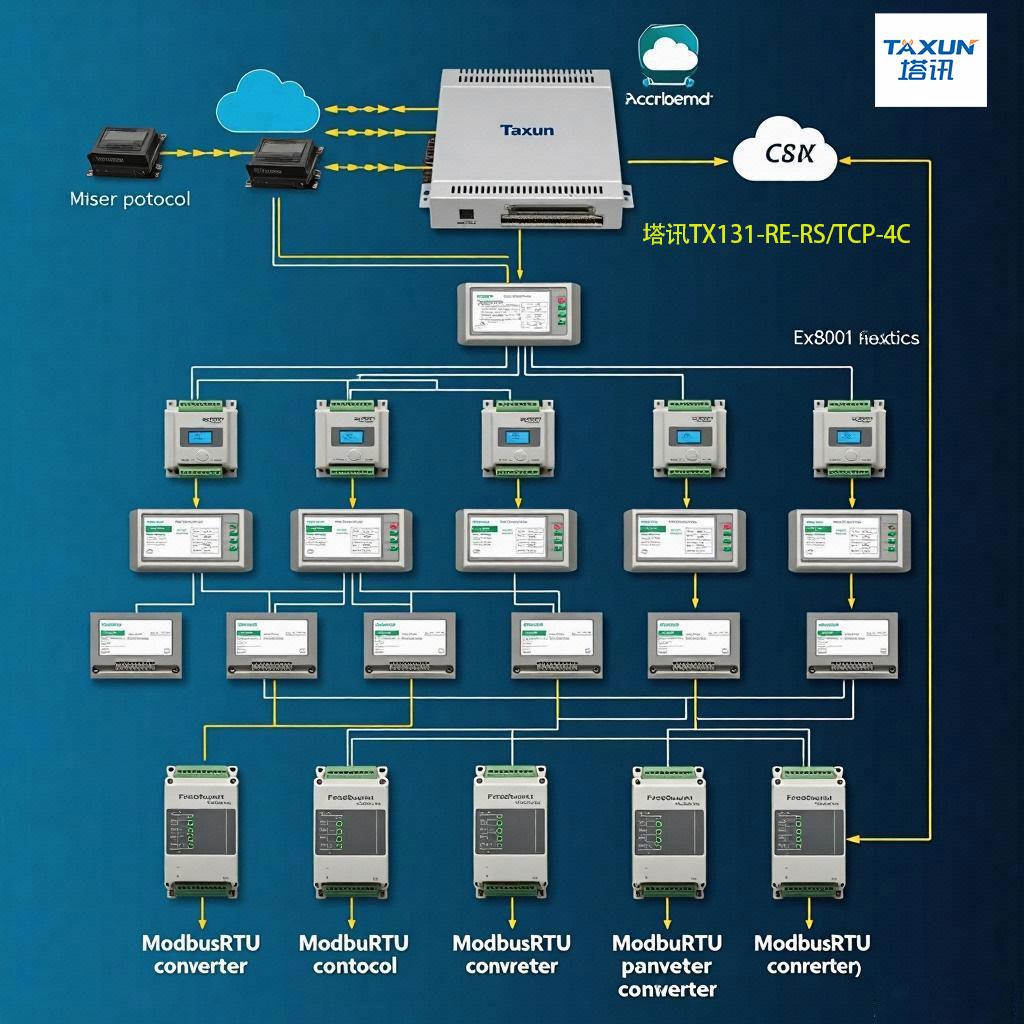 Modbus TCP 转 Modbus RTU 应用：电脑端 TCP 与西门子 V20 变频器 Modbus 通信案例 - 塔讯技术 - 博客园