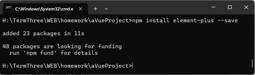 Vue3项目创建与Vue3项目中Router,Element Plus,Element Plus icon的引用 - 雀啼春 - 博客园