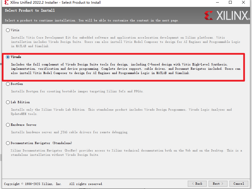 Vivado2022.2安装教程 - Lulla - 博客园