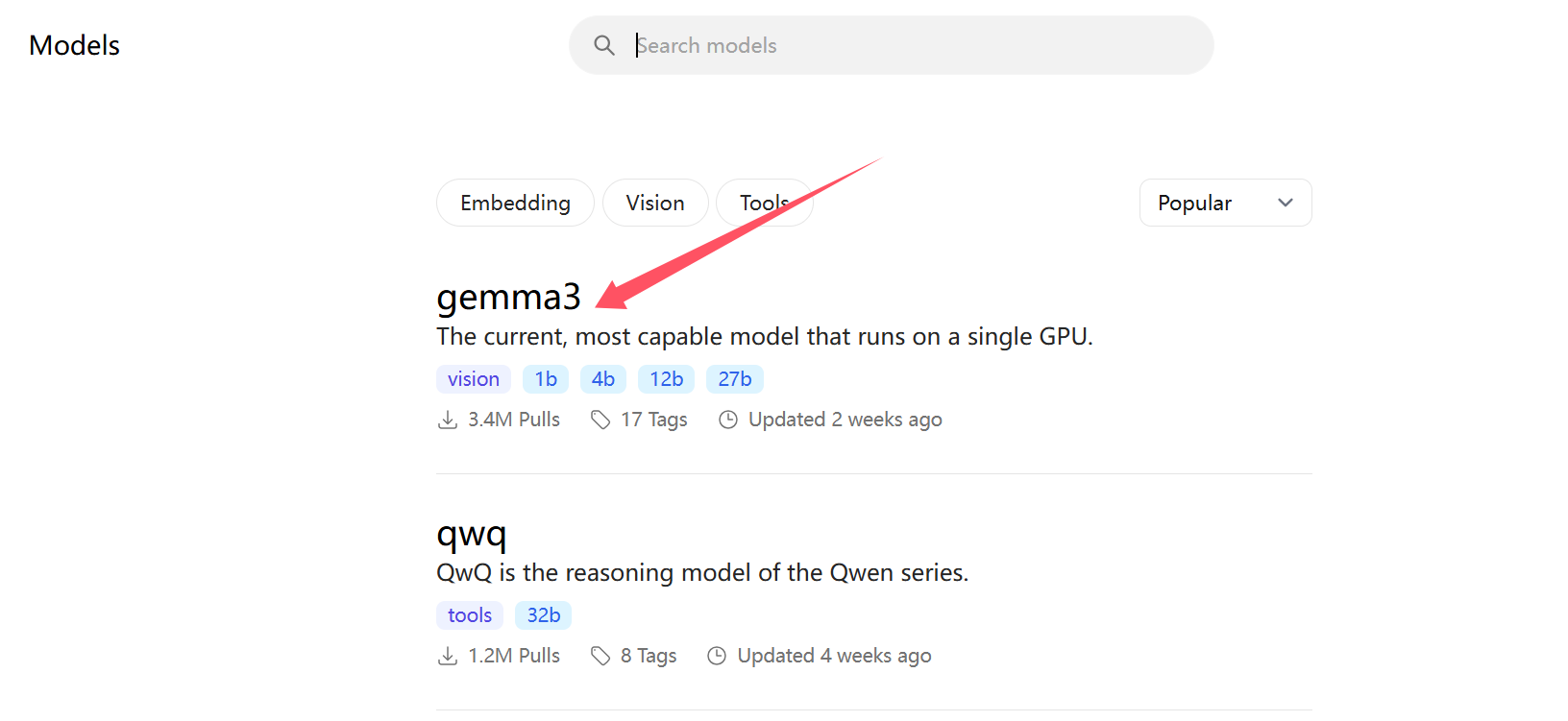 大模型本地部署系列（4） Ollama部署Gemma 3大模型 - qq3993387644 - 博客园