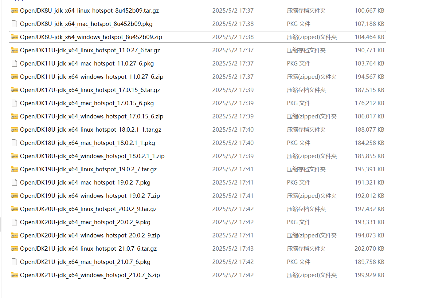 JDK8，11，17，18，19，20，21全版本64位免费下载（支持windows，mac，linux）+ 环境变量配置教程 - qq3993387644 - 博客园