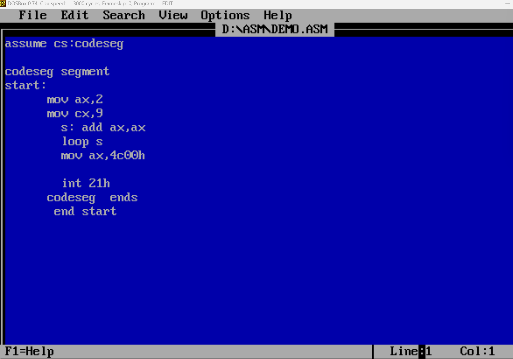 汇编语言 王爽教材 第五章 [BX]和loop指令 - Guaninf - 博客园