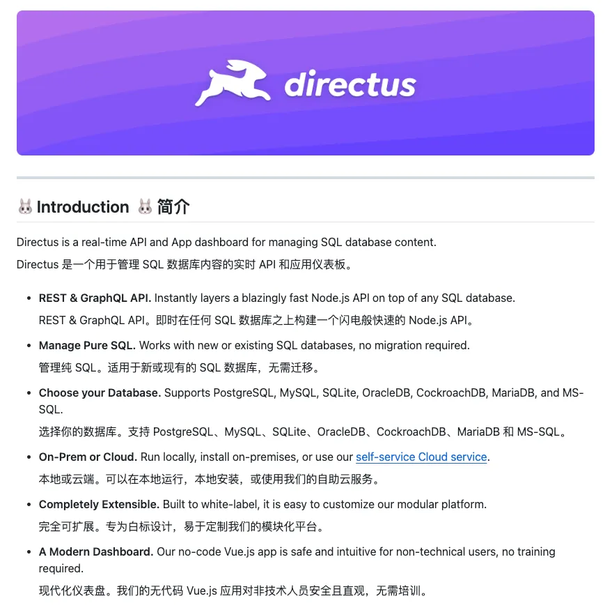 炸裂，Directus要干掉后台团队！GitHub 31K+星神器：SQL秒变API，你只管设计界面！ - 小华同学ai - 博客园