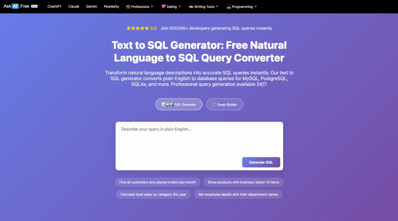 重磅解读 | 基于ChatGPT的开源全能 SQL Translator 4.3k star 背后的爆款神器！ - 小华同学ai - 博客园