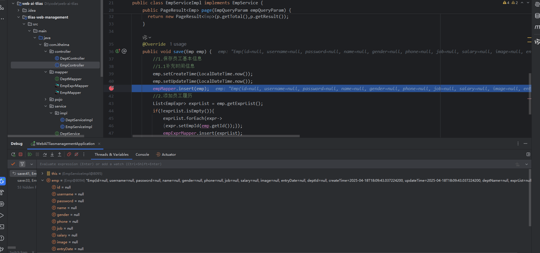 抽象bug-Column 'username' cannot be null - 遇事不决先睡觉 - 博客园