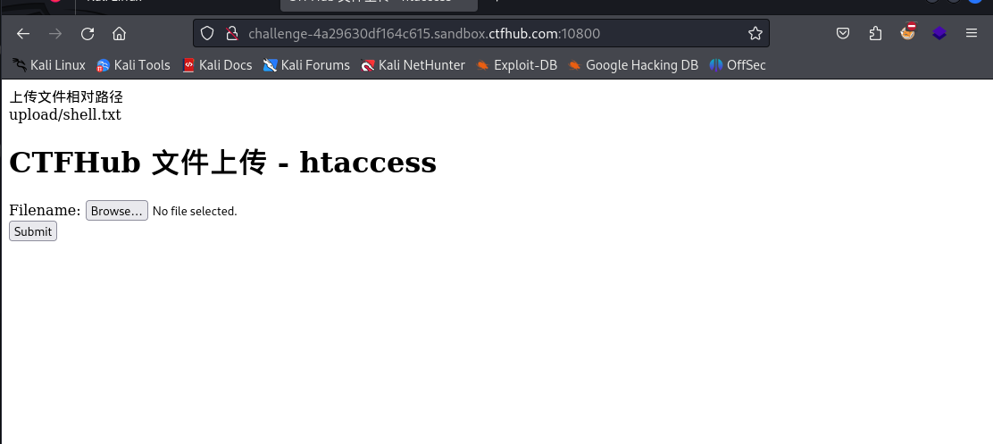 文件上传3-前端绕过/.htaccess（ctfhub） - sun010 - 博客园