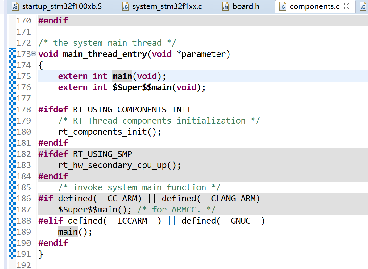 RT-Thread程序启动流程 - 李燊 - 博客园